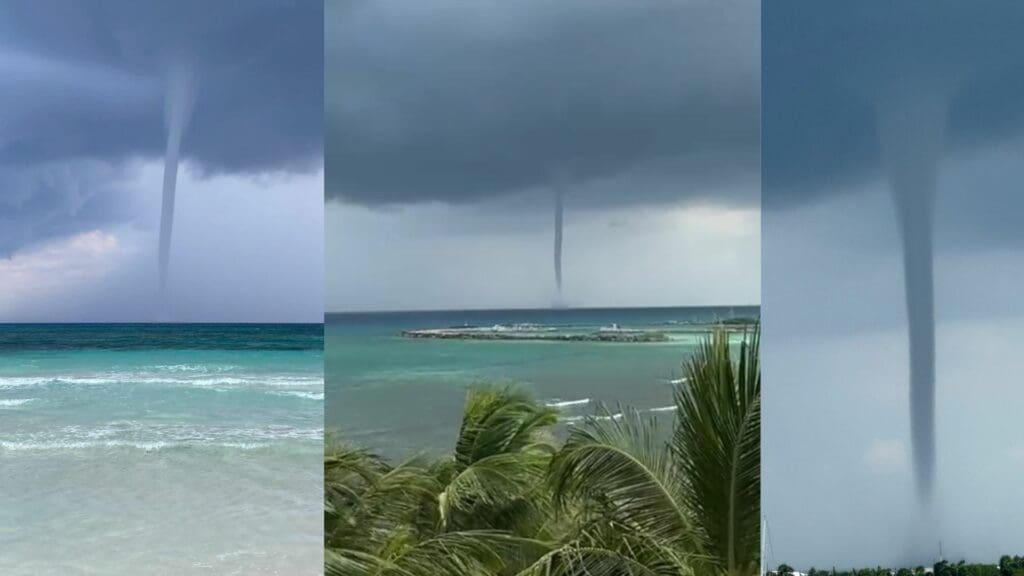 Emiten autoridades recomendaciones de cómo actuar ante una tromba marina como la de Xpu Ha – Soy ...