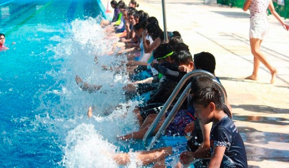 Estudiantes de secundaria conviven y aprenden en la alberca olímpica ...